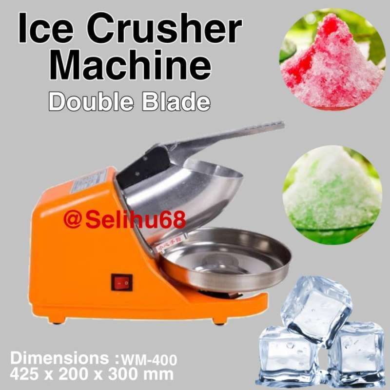 Jual Mesin Serut Es Batu Listrik / Ice Smashing Ice Crusher Machine ...