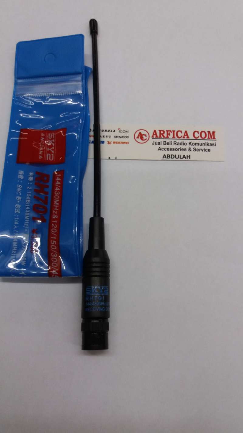 Jual ANTENA HT ICOM IC V80 MERK SKY2 RH701 BNC di Seller Dionnee shop ...