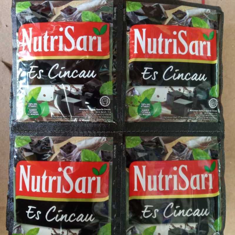 Jual Nutrisari Sachet Rasa Es Cincau. 1 renceng isi 10sachet di Seller ...