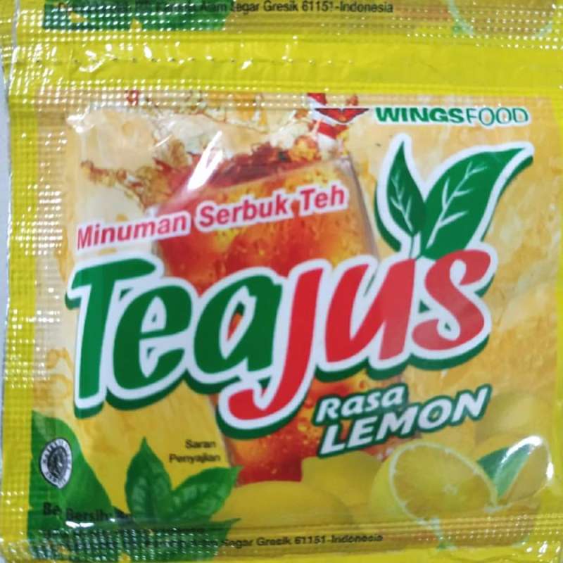 Jual Teajus 8gr. isi 10sachet/renceng. (tehjus / teh jus / tea jus) di ...