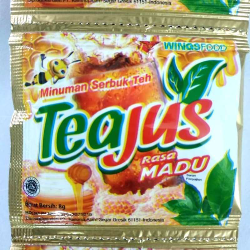 Jual Teajus 8gr. isi 10sachet/renceng. (tehjus / teh jus / tea jus) di ...