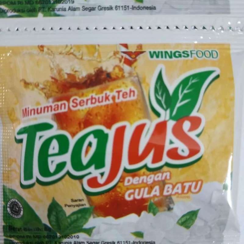 Jual Teajus 8gr. isi 10sachet/renceng. (tehjus / teh jus / tea jus) di ...