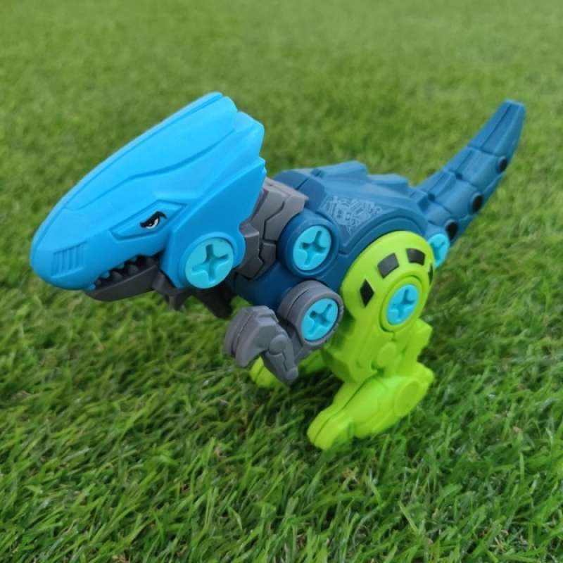 Jual MAINAN ANAK DINOSAURUS TOYS - DIY EGG DINO - VELOCIRAPTOR POWER ...