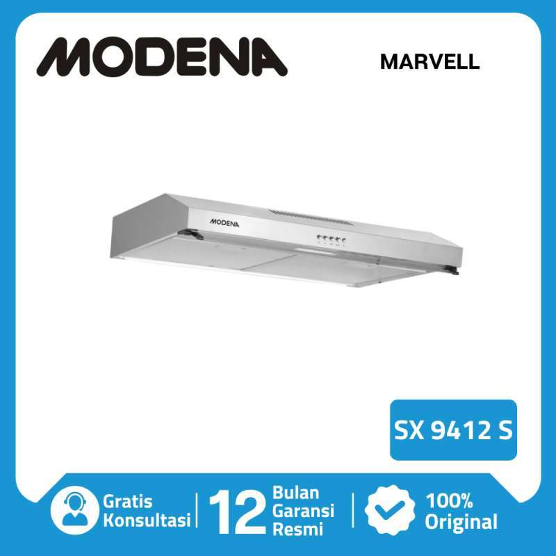 Jual MODENA SX 9412 S SLIM COOKER HOOD PENGHISAP ASAP DAPUR GARANSI RESMI di Seller MARVELL ...