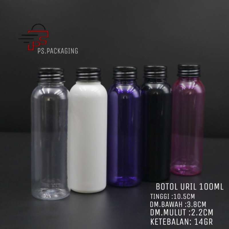 Jual Botol Ulir 100ml - Botol Plastik Tutup Ulir di Seller PUTRA ...