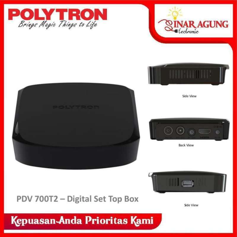 Jual Polytron Set Top Box Dvb T2 Pdv 700t2 / Pdv700t2 - 100% Ori Di ...
