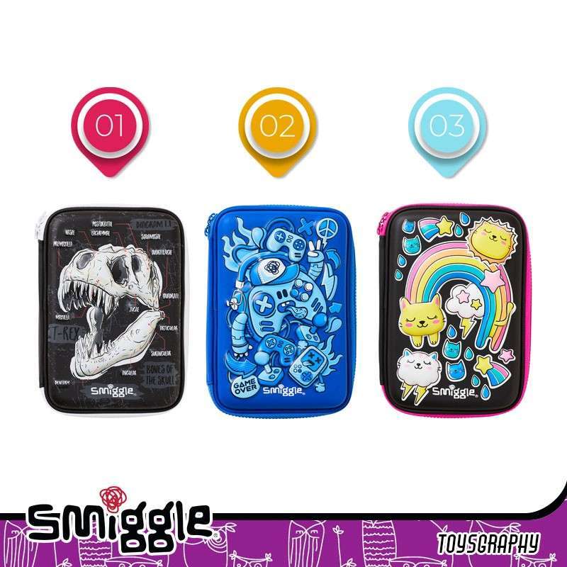 Jual Smiggle Pencil Case Hard top OH YEAH Kotak tempat pensil case ...