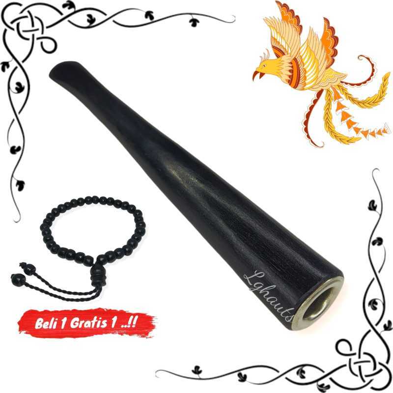 Promo Once Pipa Roko Kayu Kelor Hitam Gratis Gelang Hitam Diskon 10% di ...