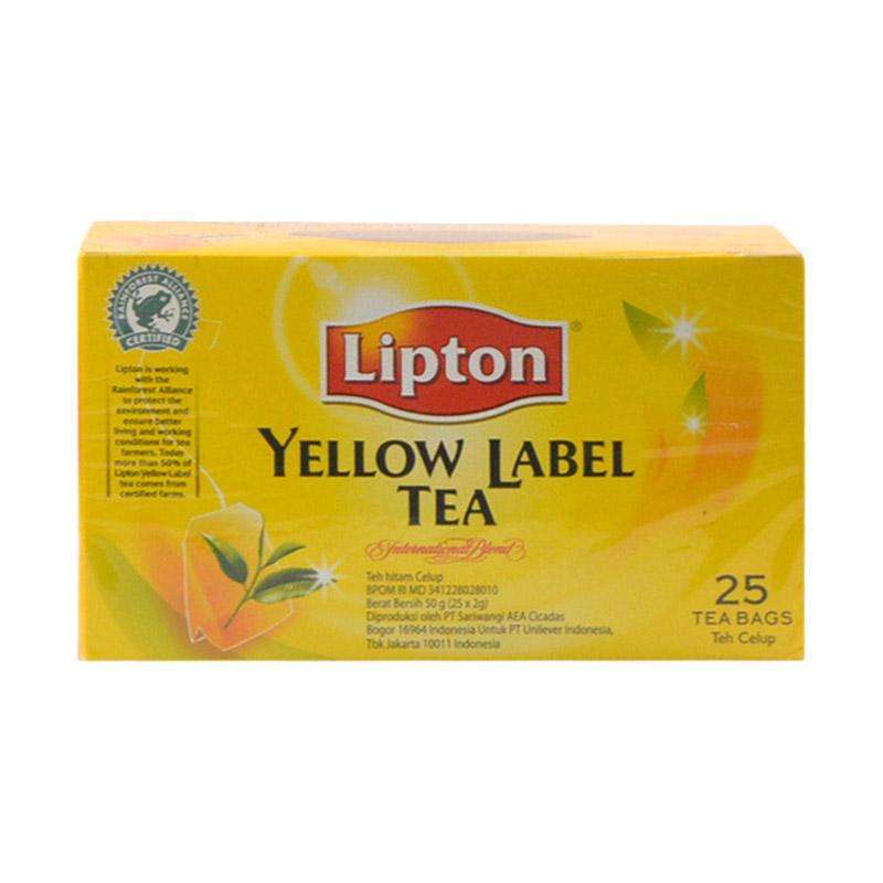 Jual Lipton yellow label tea 25 sachet di Seller kakikustoree ...