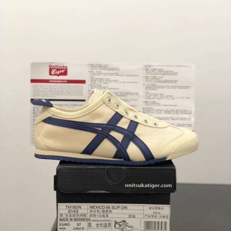 Jual Original shoes - onitsuka tiger mexico 66 original slip-on indiana ink buntut biru - 44 di ...