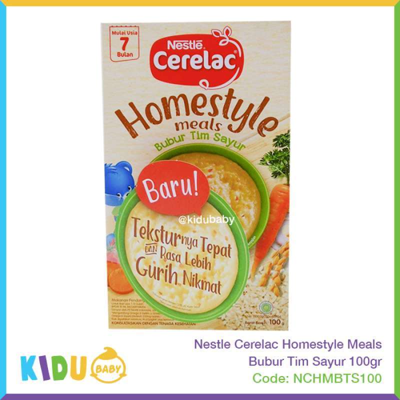 Jual Nestle Cerelac Homestyle Meals Bubur Tim 100gr Bubur MPASI si ...