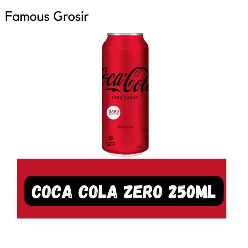 Jual Coca Cola Zero Can 250ml Isi 24pcs Di Seller Famous Grosir ...
