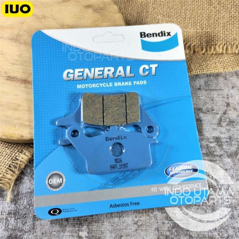 Promo Kampas Rem Depan Shogun Sonic 150 New Hayate Disc Pad Bendix MD26 ...