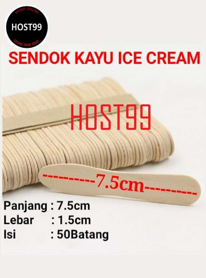 Promo STIK GAGANG PANJANG KAYU ES KRIM STICK ICE CREAM KAYU ES CRIM ...