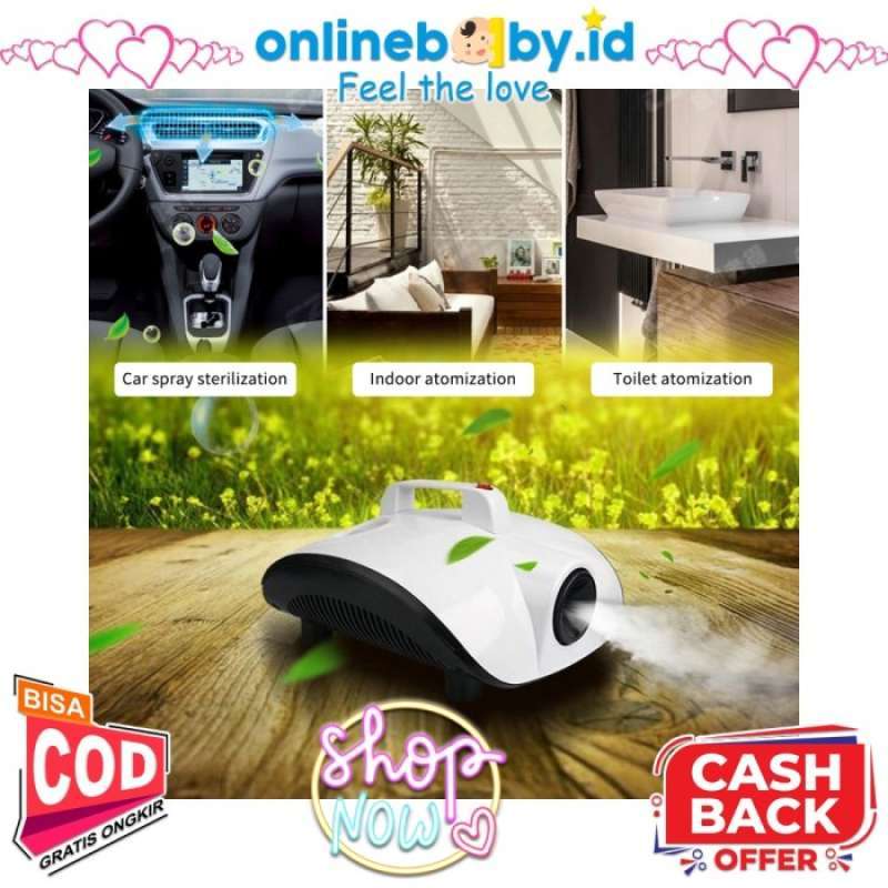 Promo Mesin Uap Alat Fogging Mini 900W Atomizer Disinfektan Mobil ...