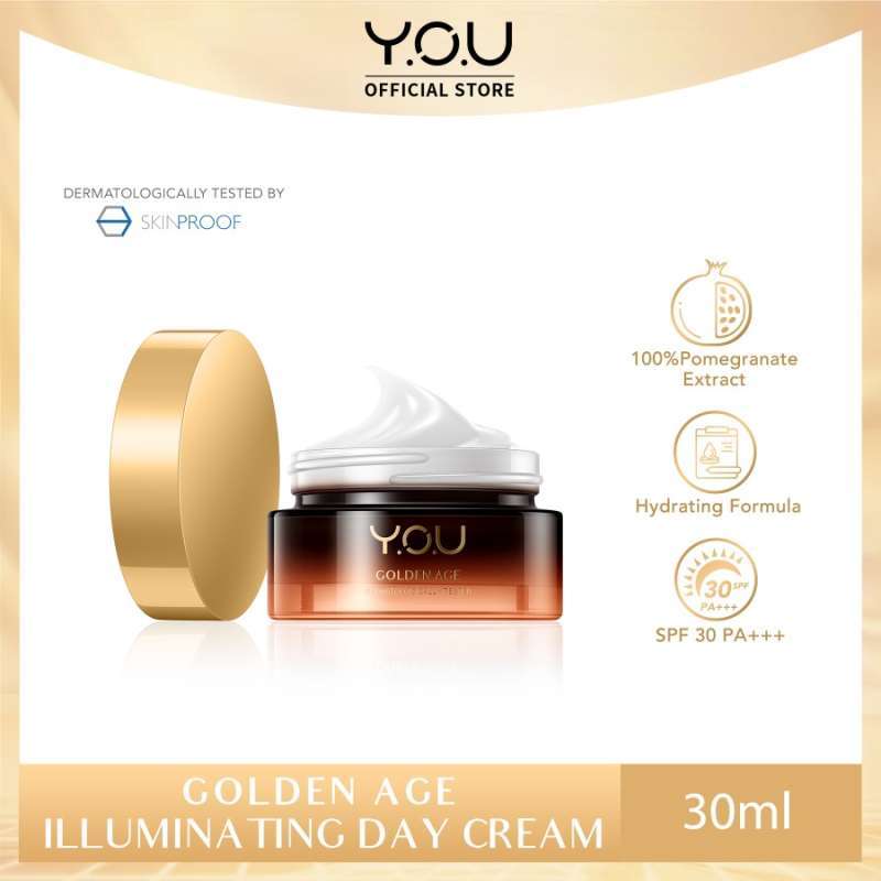 Promo YOU Golden Age Illuminating Day Cream 30g [SPF 30++] Diskon 20% ...