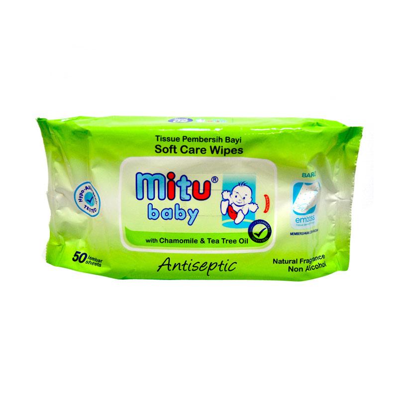 Jual Mitu Baby Antiseptic Wipes [50 Sheets] Di Seller Ramayana Klender ...
