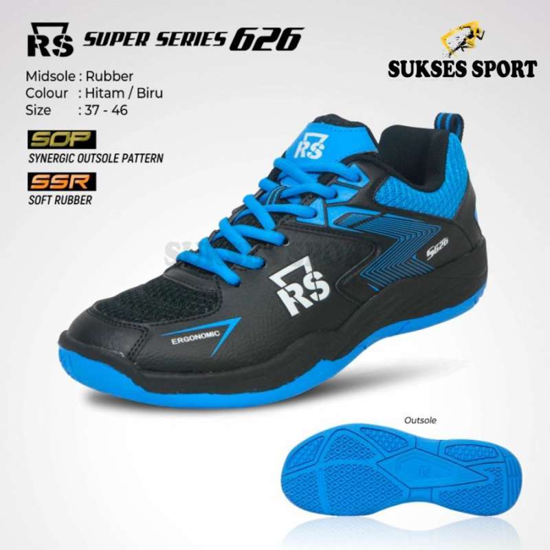 Jual Sepatu Badminton RS Super Series 626 di Seller SUKSES SPORT ...