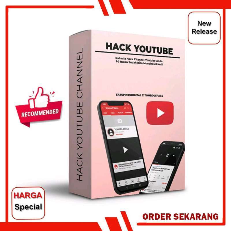 Jual PROMO!! Kelas Hack Youtube Jadi Youtuber Channel Youtube 1-3 Bulan Sudah Bisa Menghasilkan ...