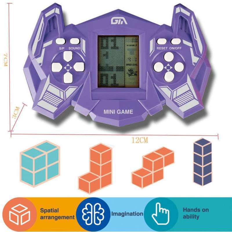 Jual Mainan Anak Game Boy Tetris Puzzle Game Gimbot 23 Game Modes Di ...