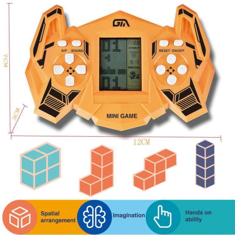 Jual Mainan Anak Game Boy Tetris Puzzle Game Gimbot 23 Game Modes Di ...