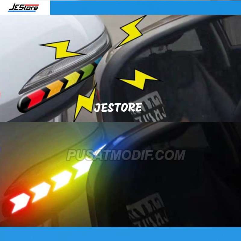 Jual STICKER REFLECTIVE RAINBOW PELANGI MOBIL MOTOR HQ DECAL JDM ...