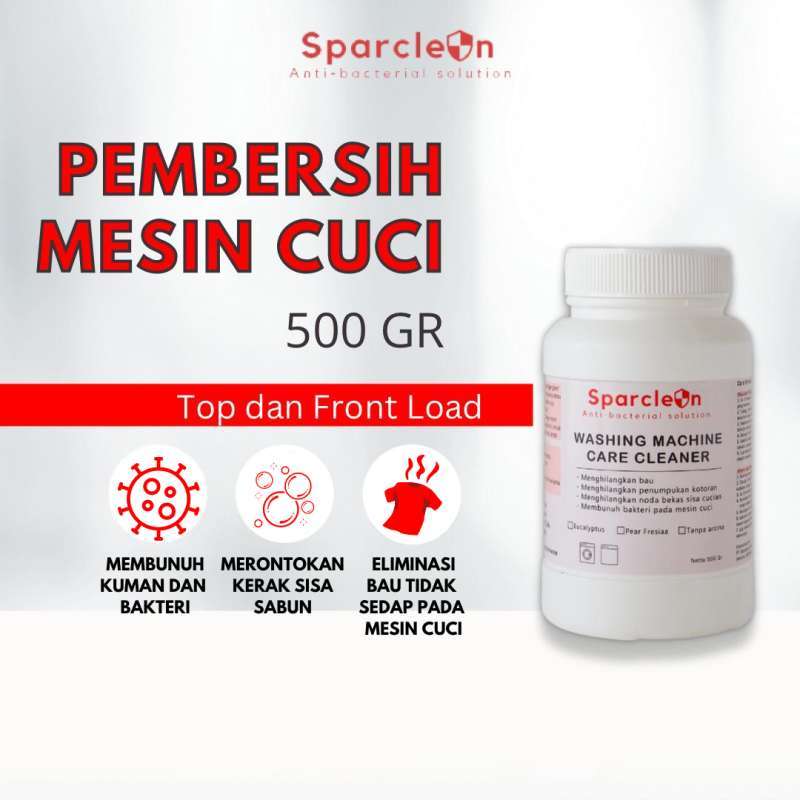 Promo Pembersih Mesin Cuci 500 Gram (front & Top Load), Washing Machine ...