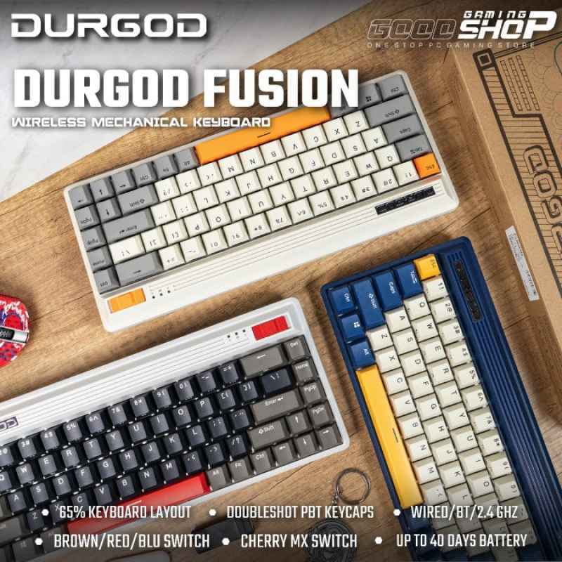 Promo Durgod Fusion Wireless Mechanical Keyboard - Old Fashion Diskon ...