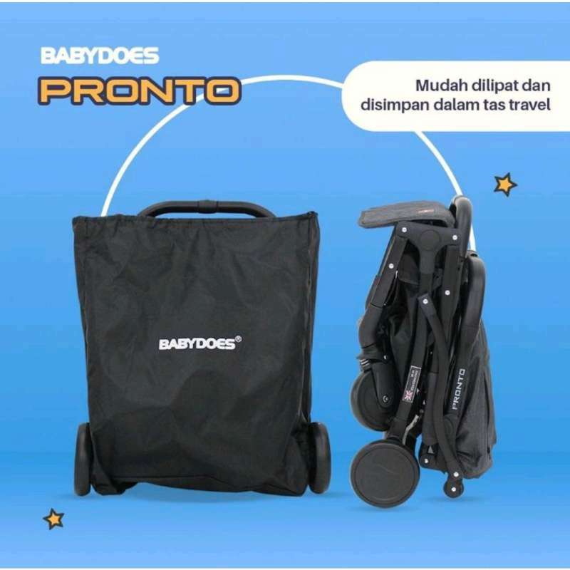 Jual Stroller Babydoes Pronto + Plus / Kereta Dorong Bayi Cabin Size Di ...