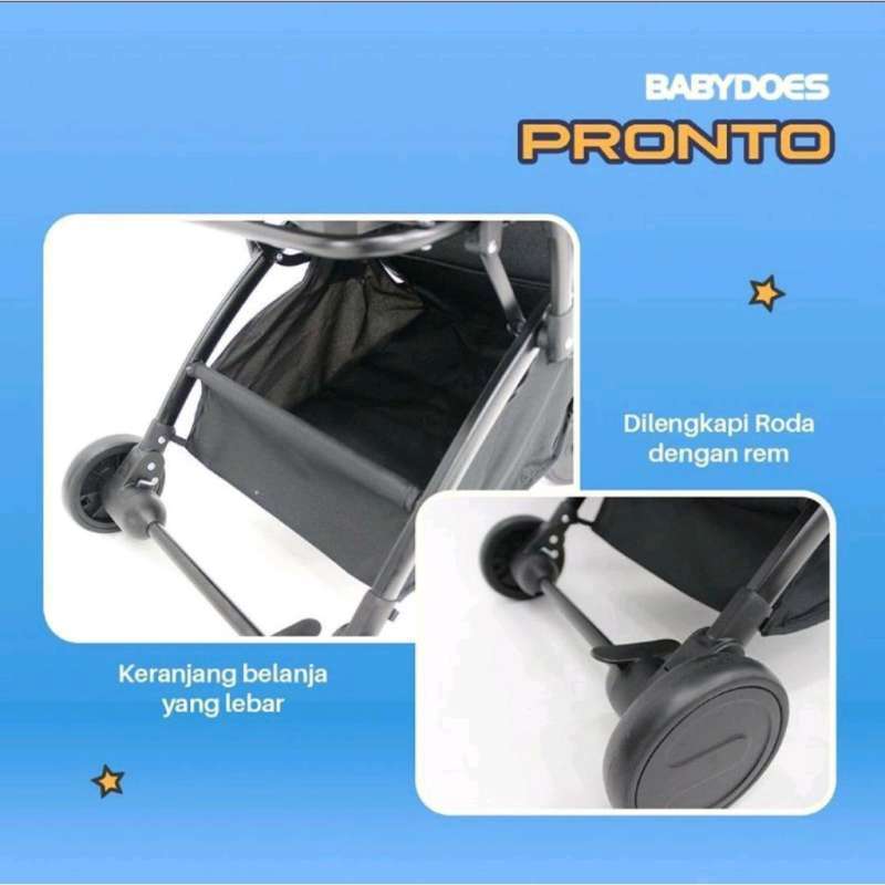 Jual Stroller Babydoes Pronto + Plus / Kereta Dorong Bayi Cabin Size Di ...
