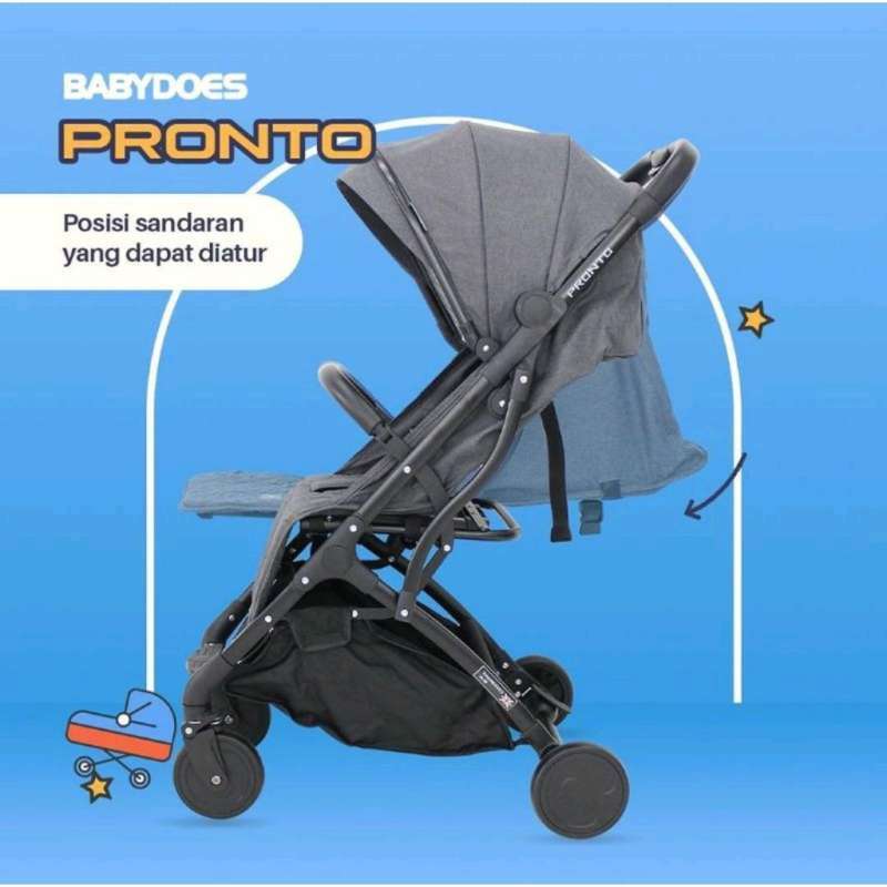 Jual Stroller Babydoes Pronto + Plus / Kereta Dorong Bayi Cabin Size Di ...