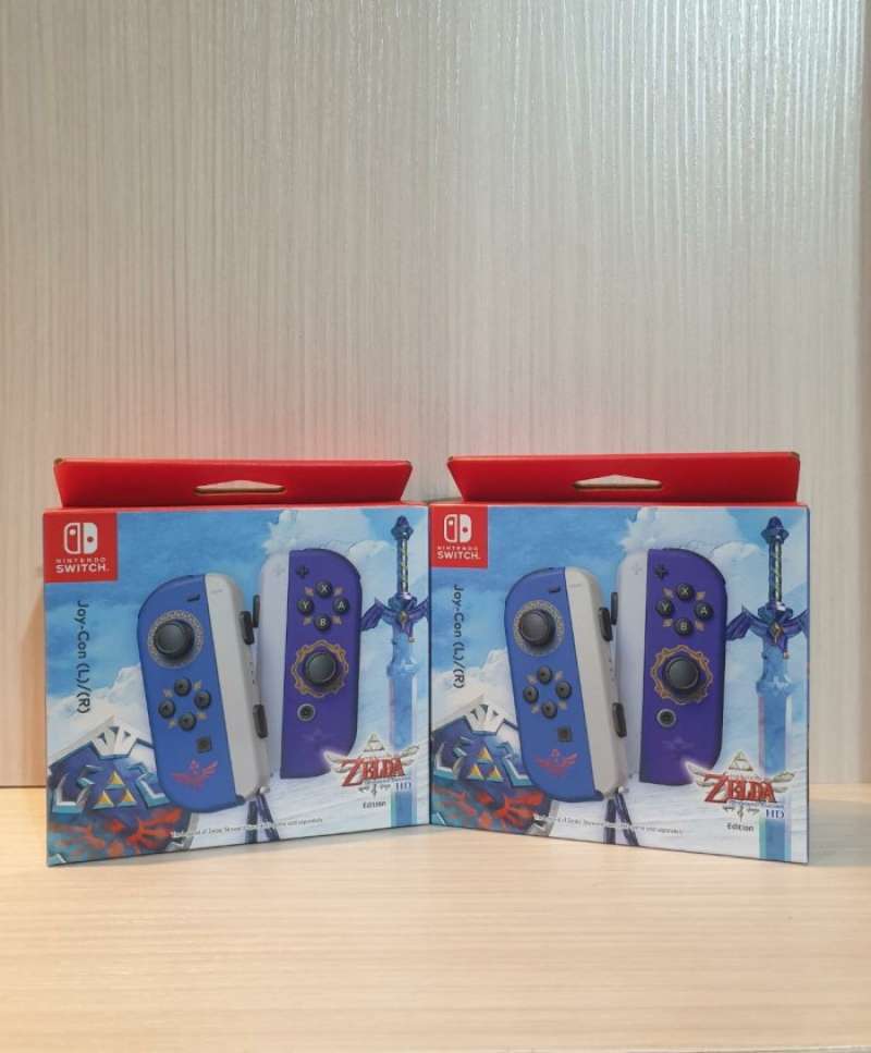 Jual Joy Con / Joycon Controllers The Legend Of Zelda Skyward Sword ...