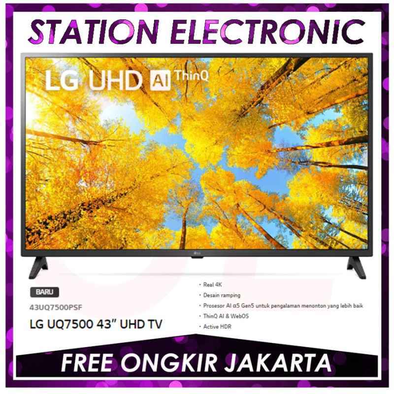 Promo LG 43UQ7500 4K Smart TV 43 Inch 43UQ7500PSF UQ7500 Diskon 38% di ...