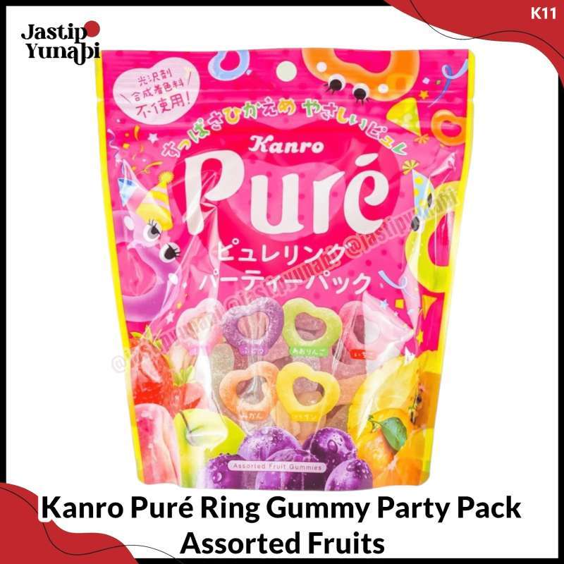 Jual Kanro Pure Ring Gummy Party Pack - Assorted Fruits di Seller Jastip Yunabi - Indonesia | Blibli