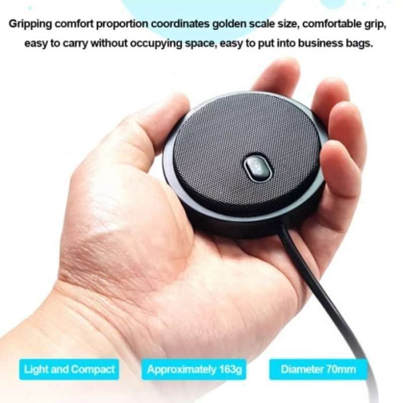 Promo Mic Omnidirectional Mikrofon Kondensor Usb Untuk Zoom Meeting ...