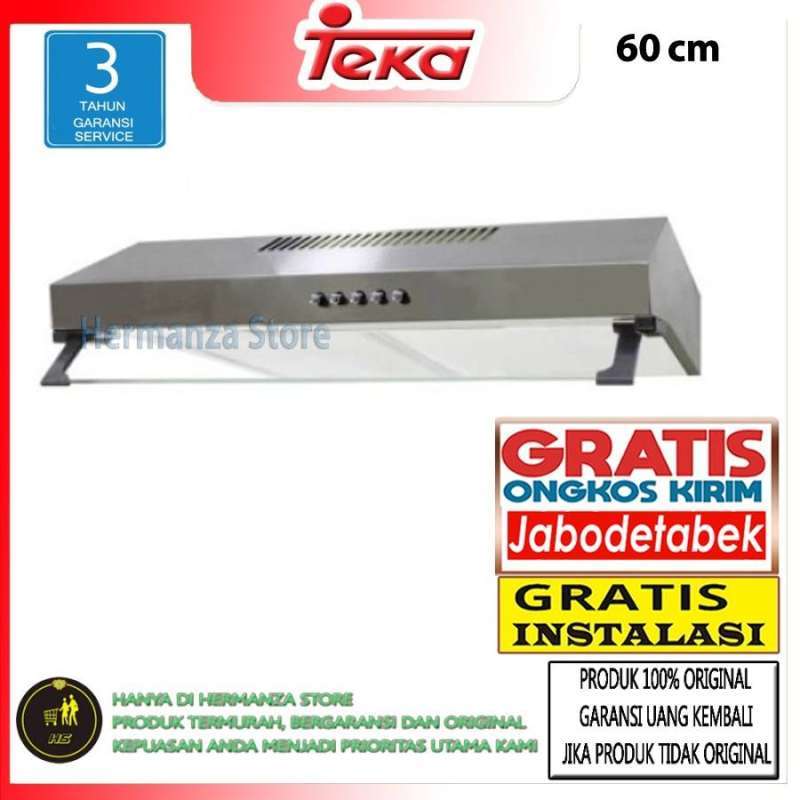 Jual Teka Linea Slim Cooker Hood 60 cm Penghisap Asap LSH601 LSH-601 S ...