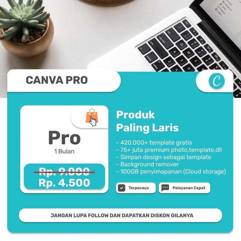 Jual Canva Pro Premium 1 Bulan, 1 Tahun ,Lifetime - VIP - GOLD di ...