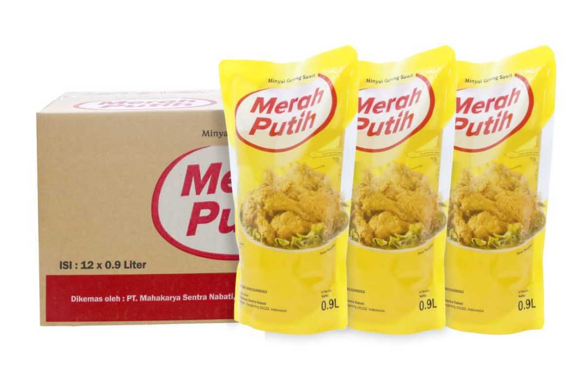 Jual Merah Putih Minyak Goreng 0.9 Liter - 1ctn (12 Pcs) Di Seller ...