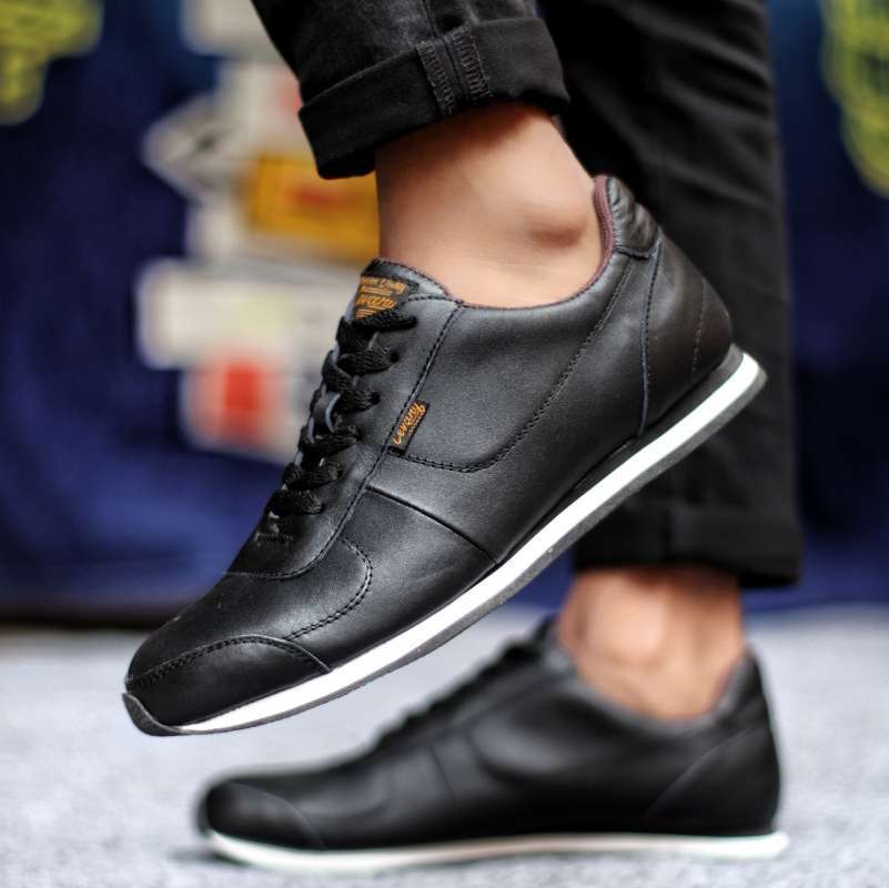 Promo Sepatu Sneakers Pria Kulit Asli Cevany Morley Original Kerja Kantor Murah Cowok Formal ...