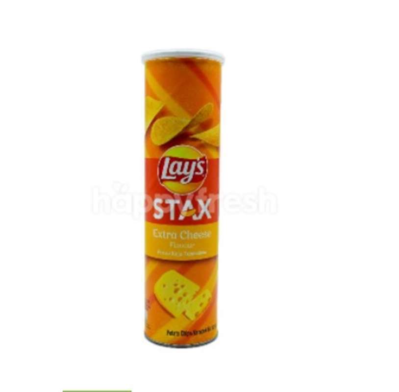 Jual Lay's Stax Extra Cheese Flavour Chips 135g di Seller BisQuitto MY - Baloi, Kota Batam | Blibli