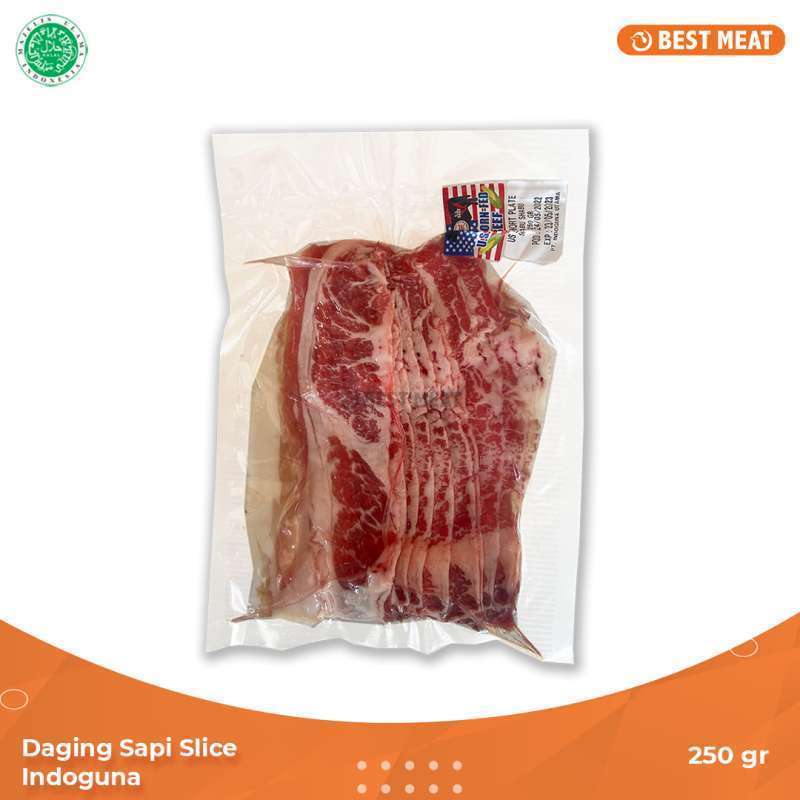 Jual Daging Sapi Slice 250gr Indoguna Halal di Seller Best Meat ...