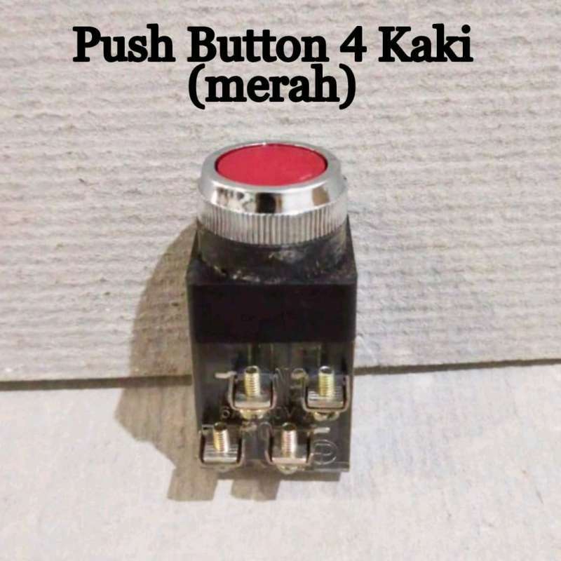 Jual Push Button 4 Kaki (merah) di Seller SJS smg - Kranggan, Kota ...