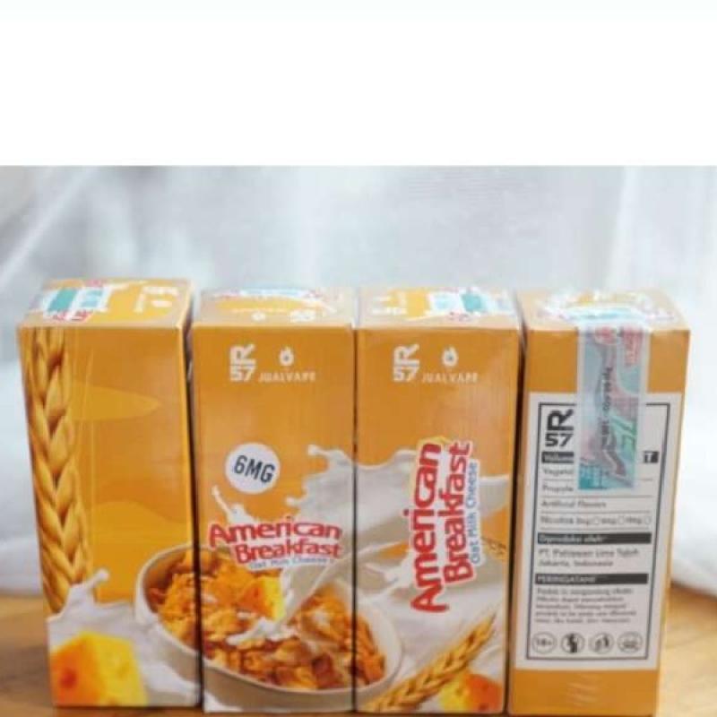 Jual Liquid Vape American Breakfast V4 6Mg Oat Milk Cheese Hero57 100Ml ...