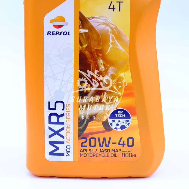 Promo Oli Mesin Motor Repsol Sae 20W 40 4T 800ml 0,8L 1000ML 1L Sport ...