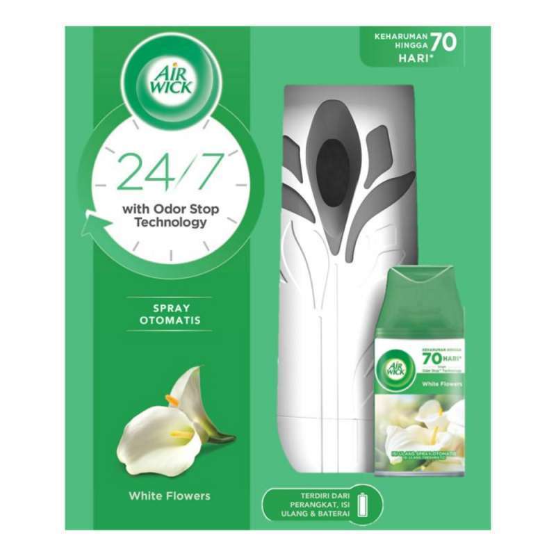 Jual AIR WICK Fresh Matic White Flowers 250 ml di Seller Olivia Mart ...