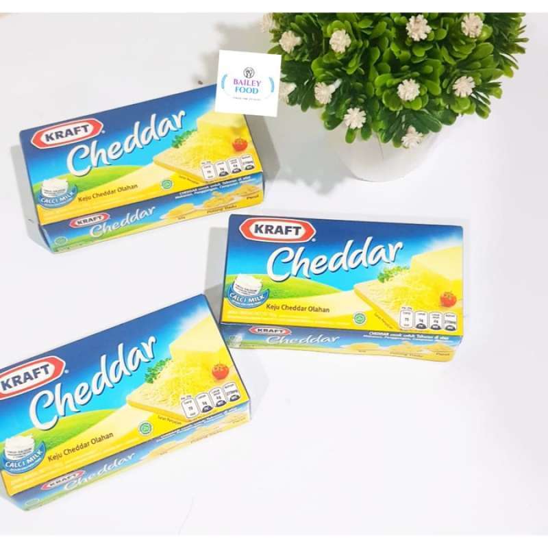 Jual Kraft Keju Cheddar 165 Gr Keju Cheddar Kraftkeju Halal Di Seller Aisa Muslimah Cigedug