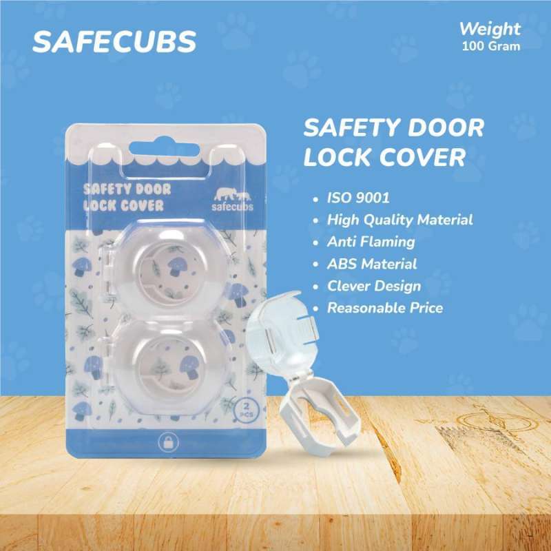 Jual Safecubs Safety Door Lock Cover / Pengaman Kuncian Pintu Di Seller ...