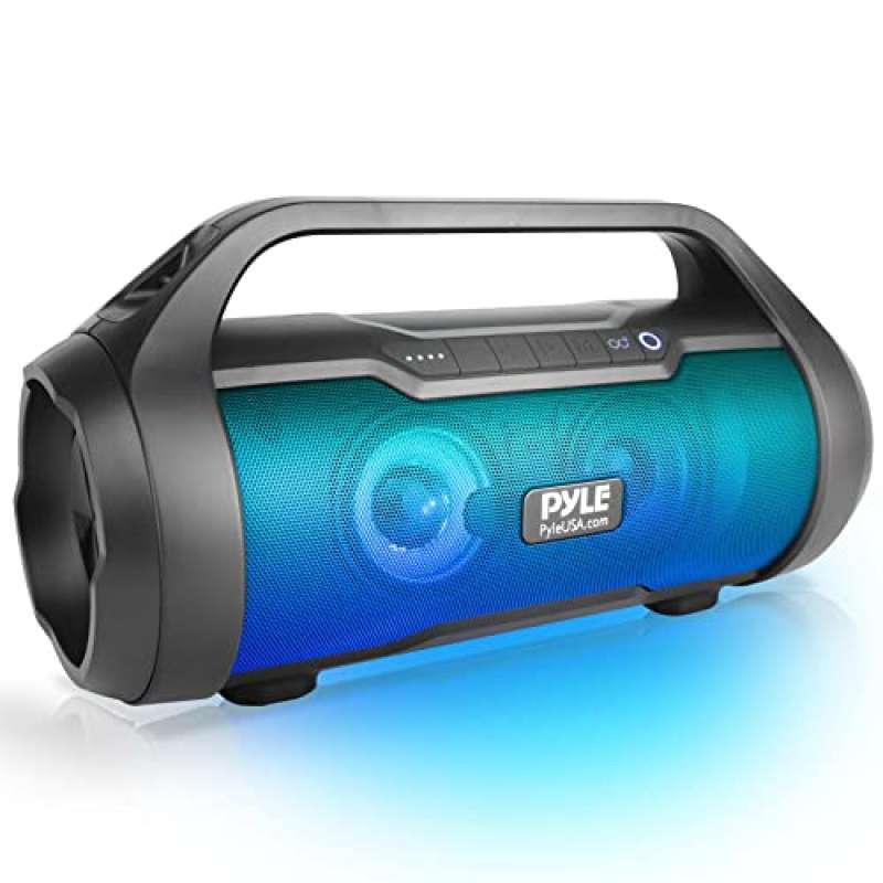 Promo Pyle Wireless Portable Bluetooth Boombox Speaker - 500W 2.0CH Rechargeable Boom Box ...