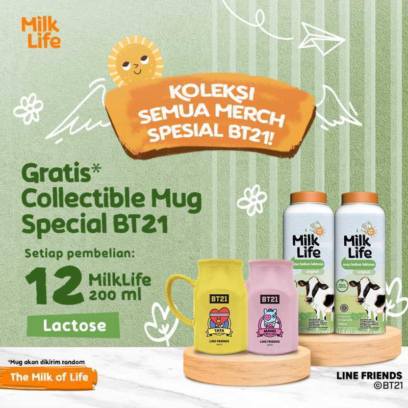 Jual Tangerang - MilkLife Fresh Milk Lactose Free [200 mL/12 pcs ...