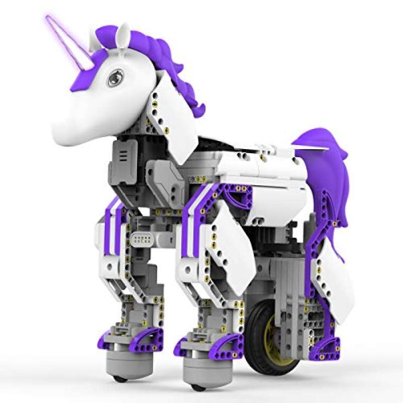 Promo UBTECH Mythical Series: Unicornbot Kit-App-Enabled Building & Coding Stem Learning Kit ...